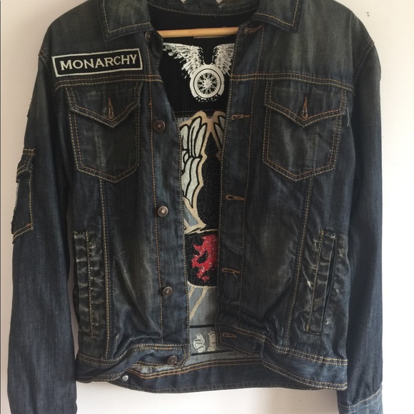Monarchy | Jackets & Coats | Monarchy Denim Jacket Size Medium | Poshmark